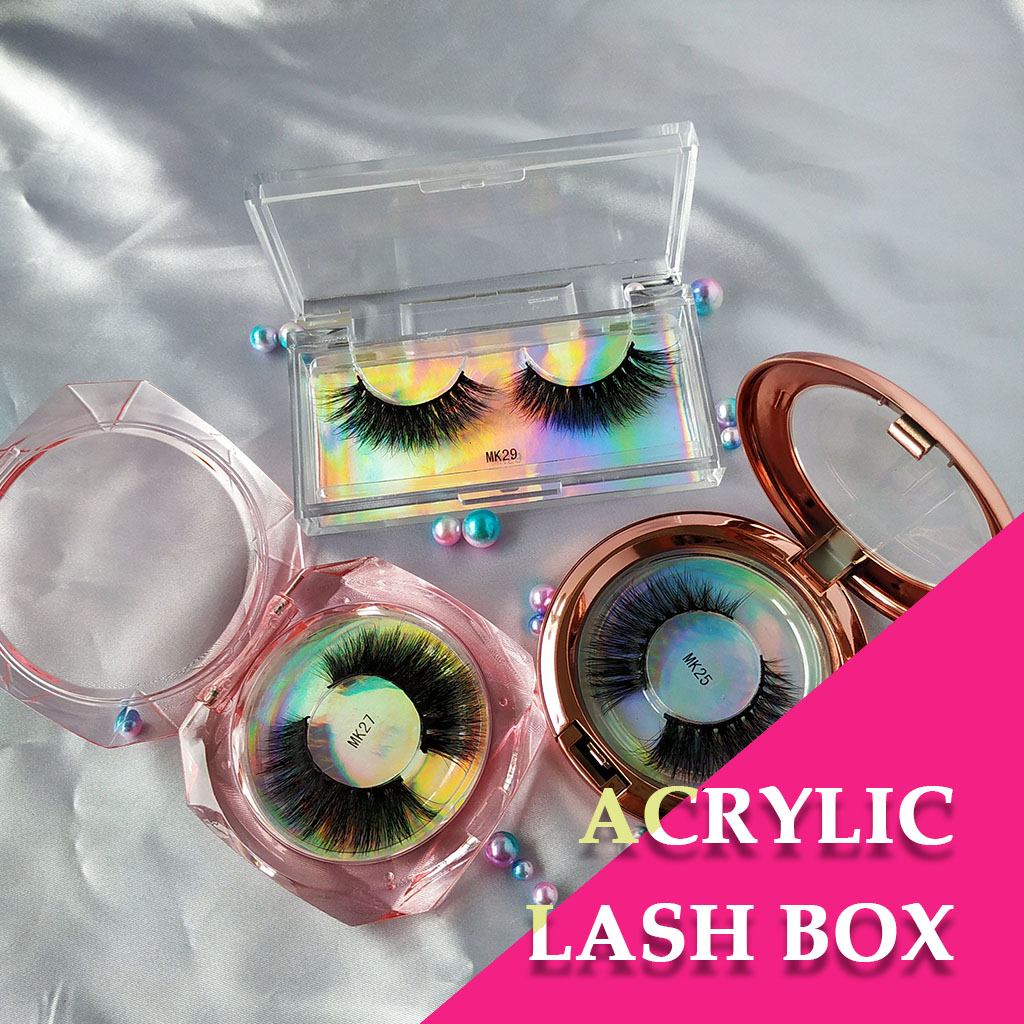 Acrylic Lash Box with Private Logo - Mink Lashes | Mink Lashes Manufacturer