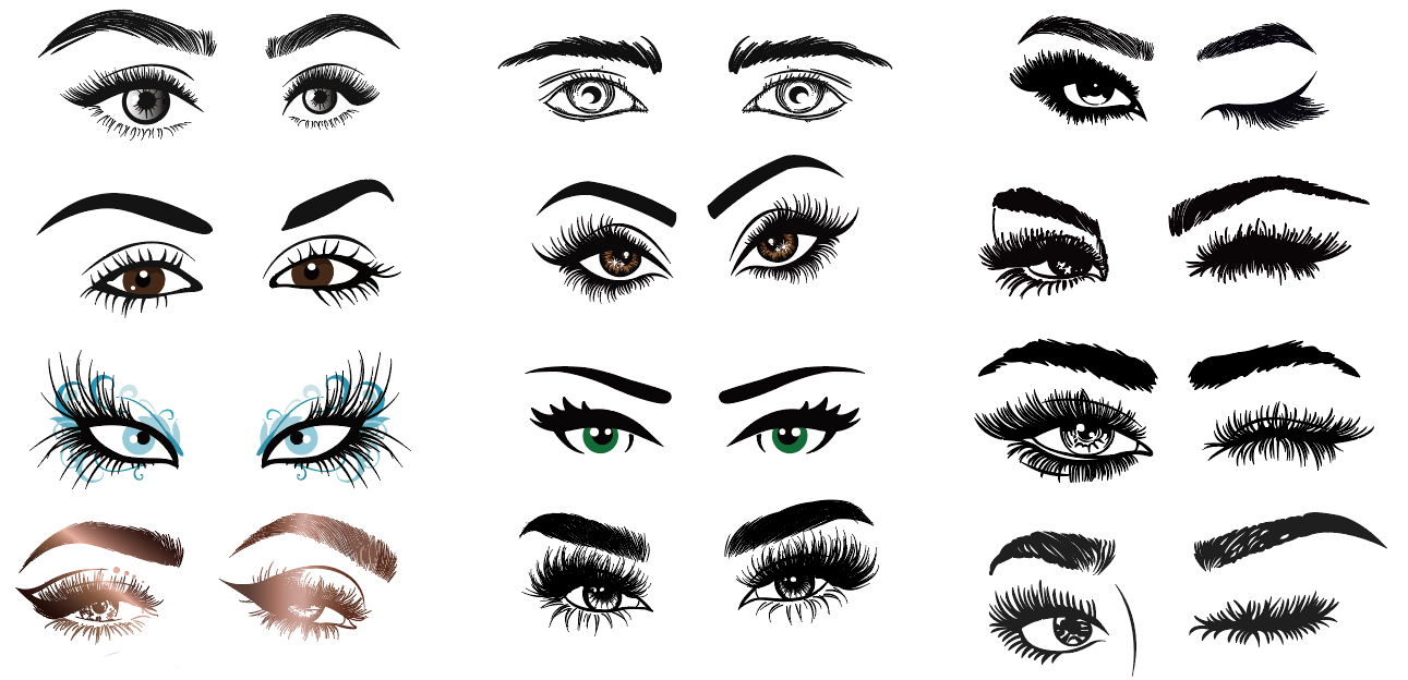 How To Get An Eyelash Logo? [Mink Lashes Cartoon Lash Logo] | Mink ...