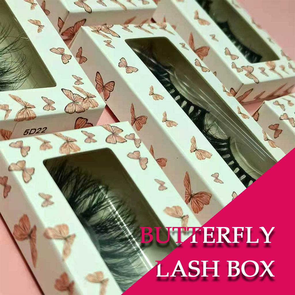 Cute Butterfly Lash Box Case for Small Lash Business - Mink Lashes ...