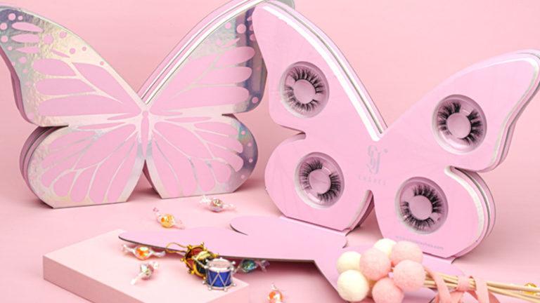Cute Butterfly Lash Box Case for Small Lash Business