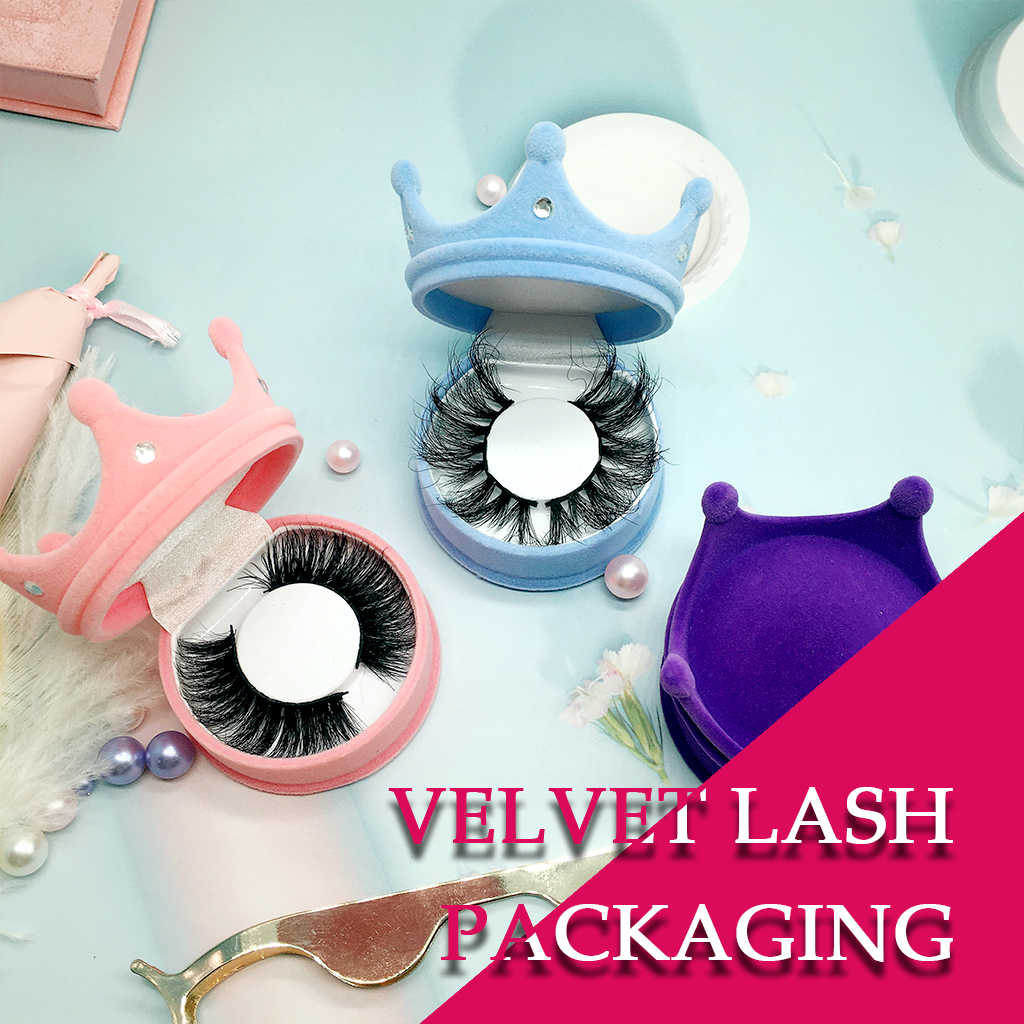 Velvet Packaging Magnetic Box for Your Lash Storage - Mink Lashes, Lash ...