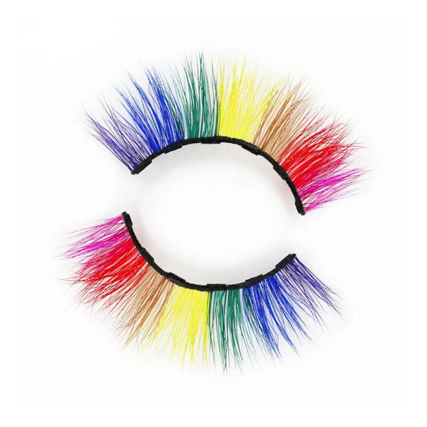 Rainbow Lashes: Popular Trendy Rainbow Color Lashes