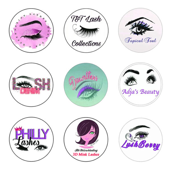 Lash Sticker Labels: Get Your Own Lash Sticker for Lash Business Now!