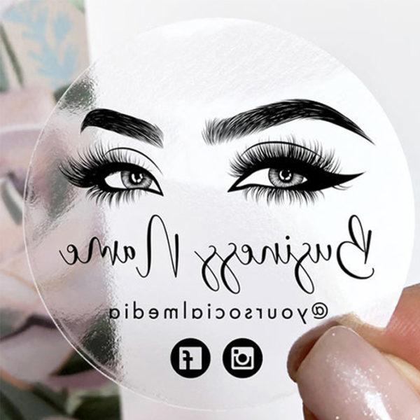 Lash Sticker Labels: Get Your Own Lash Sticker for Lash Business Now!