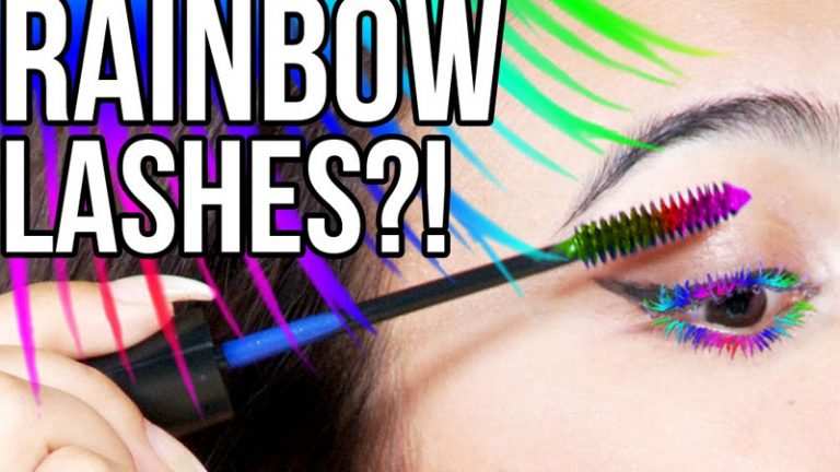 Rainbow Lashes: Popular Trendy Rainbow Color Lashes