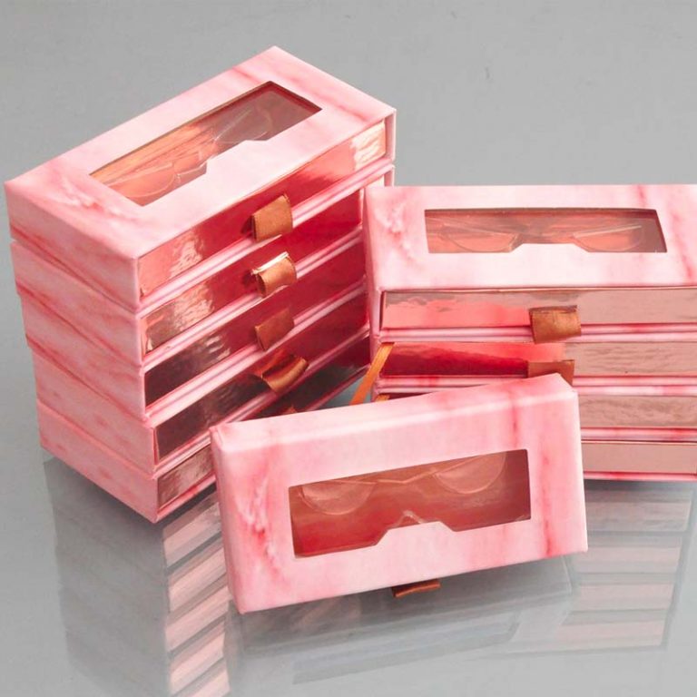 Beautiful! The Most Popular Marble Eyelash Packaging Box Updated!